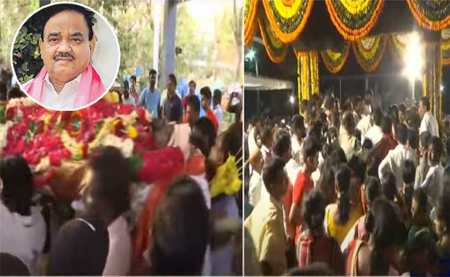 MLA Sayanna: ముగిసిన ఎమ్మెల్యే సాయన్న అంత్యక్రియలు | mla-sayanna ...