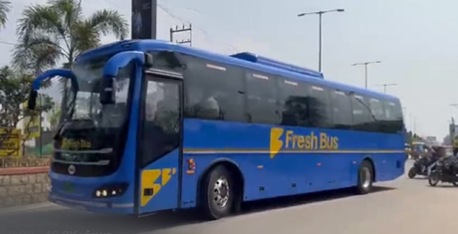 Fresh Bus: ₹399లకే ఈ-బస్సులో బెంగళూరు నుంచి తిరుపతికి.. త్వరలో తెలుగు రాష్ట్రాల్లో సేవలు | fresh ...