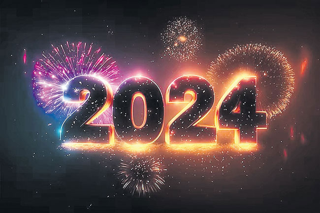 New Year 2024: 2024కు ఘన స్వాగతం.. అంబరాన్నంటిన న్యూ ఇయర్‌ వేడుకలు ...
