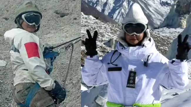 యుద్ధక్షేత్రంలో వైద్య సేవలందిస్తున్నారు | on-the-siachen-glacier ...