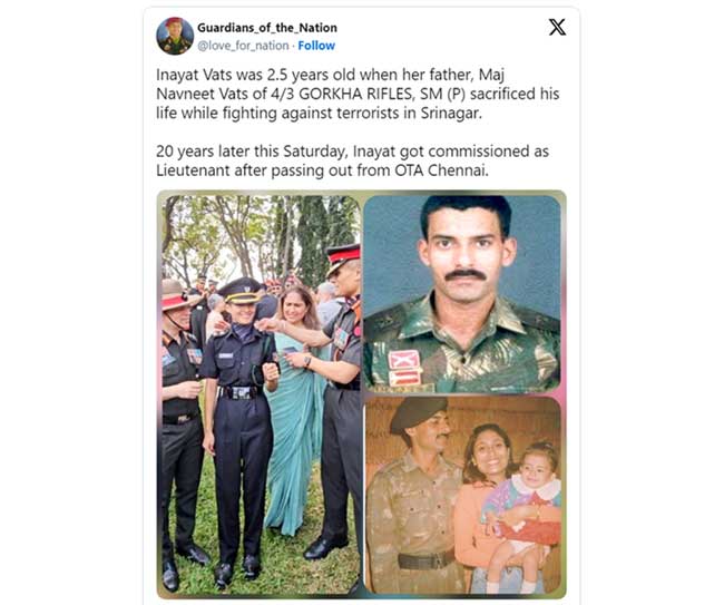 Inayat Vats: నాన్నే నా ‘రియల్‌ హీరో’ | inayat-vats-pays-tribute-to ...