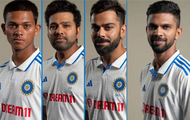 Team India: కొత్త జెర్సీలో టీమ్‌ఇండియా ఆటగాళ్లను చూశారా? | rohit-sharma ...