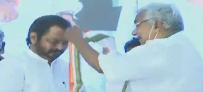 కాంగ్రెస్‌లో చేరిన మాజీ ఎంపీ హర్షకుమార్‌ | EX-MP-Harsha-Kumar-Joins ...