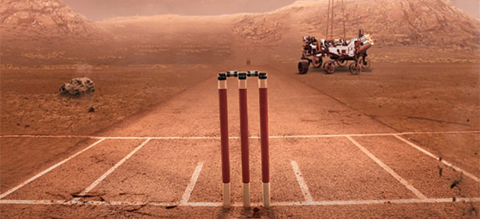 అంగారకుడిపై క్రికెట్‌ పిచ్‌.. ఐసీసీ ట్వీట్‌ | icc-takes-cricket-to-mars ...