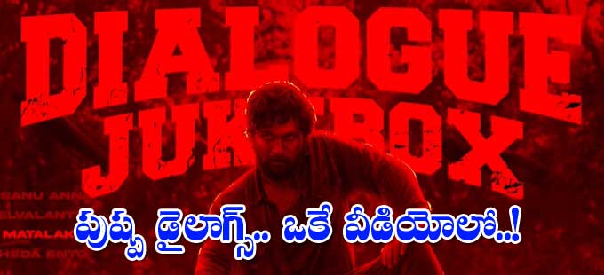 Pushpa: ‘పుష్ప’ డైలాగ్స్‌.. అన్నీ ఒకే వీడియోలో | pushpa-the-rise-telugu ...