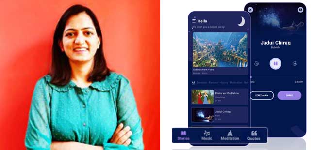 Neend App: కథలతో నిద్రపుచ్చే యాప్‌ని రూపొందించింది | surbhi-jain-neend ...