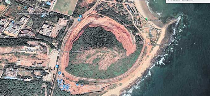 Rushikonda beach: రుషికొండ పిండి | general