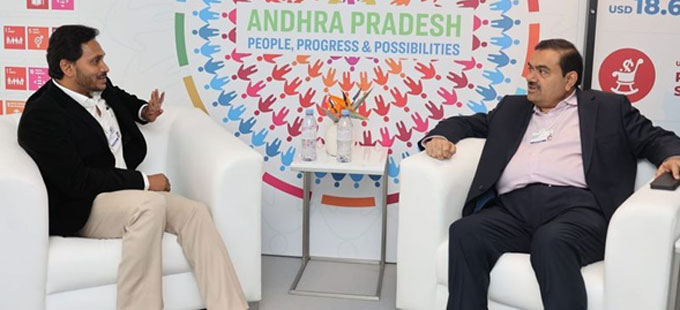 CM Jagan Davos Tour: సీఎం జగన్‌తో గౌతమ్‌ అదానీ భేటీ | gautam-adani ...