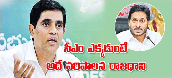 Buggana: సీఎం ఎక్కడుంటే అదే పరిపాలన రాజధాని: బుగ్గన | general
