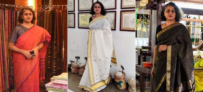 చీరచీరకో కథ | vijayalakshmi-nachiar-shares-about-her-sustainable ...