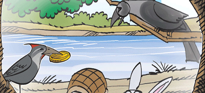 స్నేహబంధం ఎంత మధురం | moral-story-of-friendship-between-rabbit-crow ...