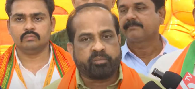 Sathya kumar: ఆంధ్రప్రదేశ్‌కు వైకాపా చెద పట్టింది: భాజపా నేత సత్యకుమార్ ...