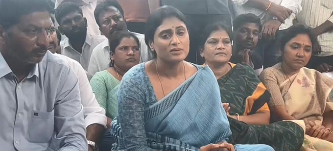 YS Sharmila: ట్యాంక్ బండ్‌పై గద్దర్‌ విగ్రహాన్ని ఏర్పాటు చేయాలి: వైఎస్‌ షర్మిల | ys-sharmila ...