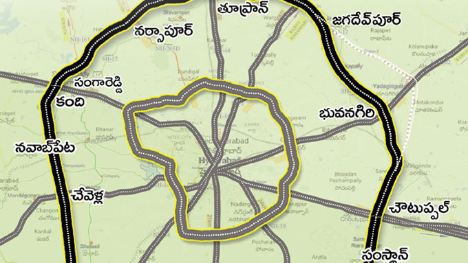 RRR: ఆర్‌ఆర్‌ఆర్‌ అటవీ భూసేకరణ మళ్లీ మొదటికి.. | rrr-forest-land ...