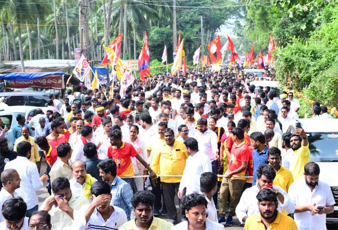 Yuvagalam:నారా లోకేశ్‌ ‘యువగళం’ పునః ప్రారంభం | nara lokesh yuvagalam ...