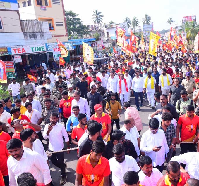 Yuvagalam: కోనసీమ జిల్లాలో కొనసాగుతున్న లోకేశ్‌ ‘యువగళం’ పాదయాత్ర ...