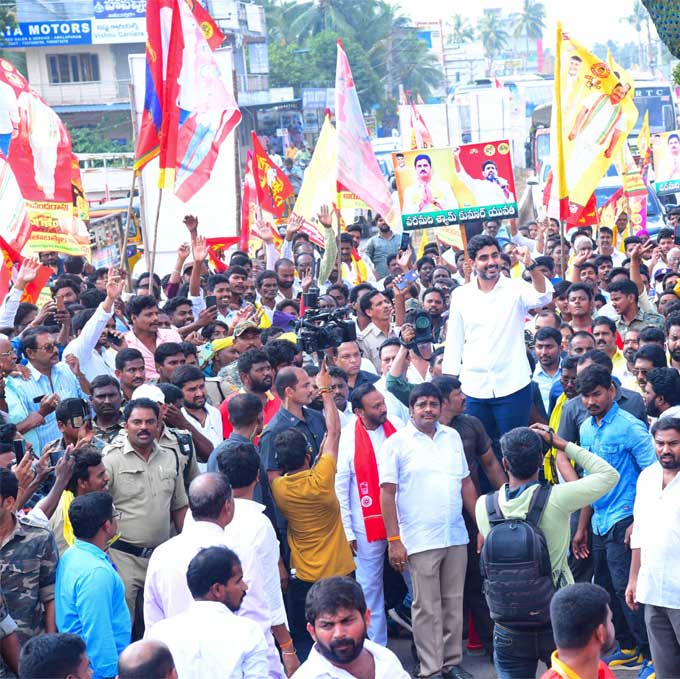 Yuvagalam: కోనసీమ జిల్లాలో కొనసాగుతున్న లోకేశ్‌ ‘యువగళం’ పాదయాత్ర ...