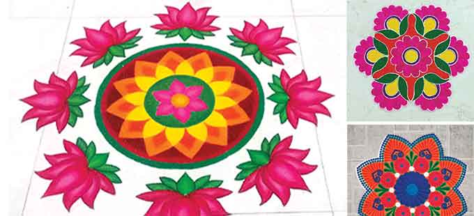 రెడీమేడ్‌ ముగ్గులివి | readymade-rangoli-designs-online