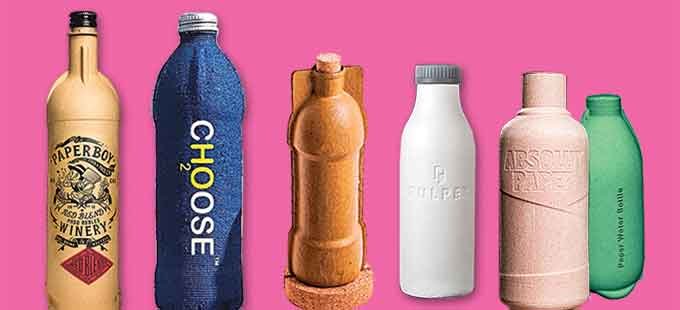 నీళ్లూ బీరూ... అన్నీ కాగితం సీసాల్లోనే.. | here-paper-water-bottles-and ...