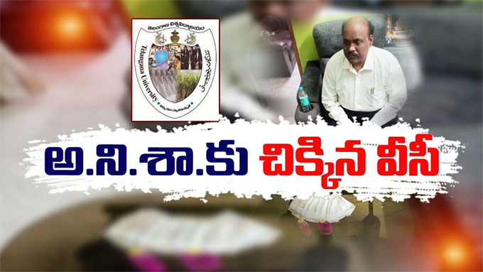 అ.ని.శా.కు చిక్కిన టీయూ వీసీ రవీందర్‌.. విద్యార్థుల సంబరాలు | telangana university vc dachepalli ...