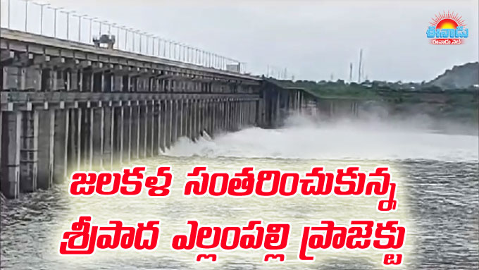 Peddapalli: జలకళ సంతరించుకున్న శ్రీపాద ఎల్లంపల్లి ప్రాజెక్టు | heavy ...